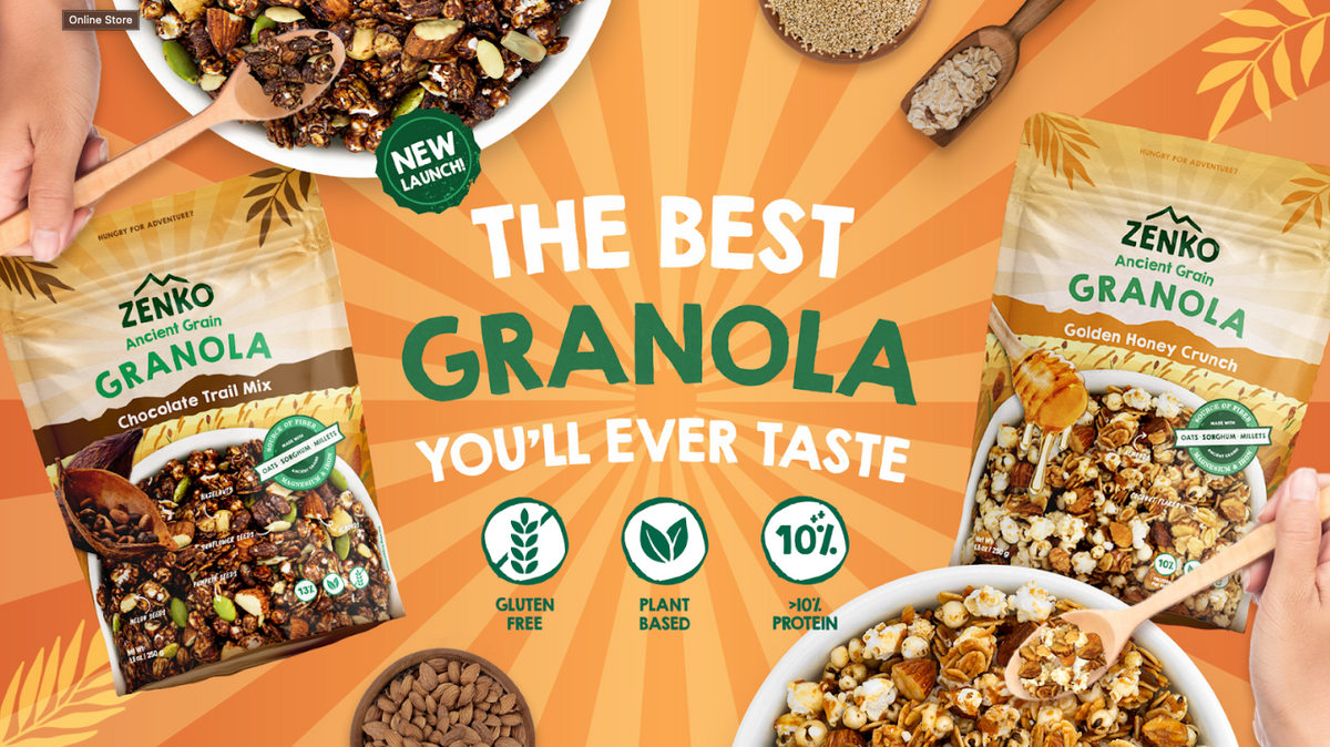 A Superfoods Revolution: Discover ZENKO's New Ancient Grain Granokla ...